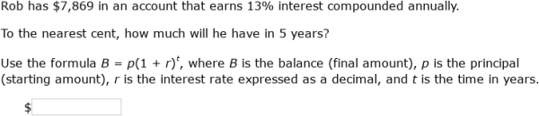 IXL | Compound interest | 8th grade math