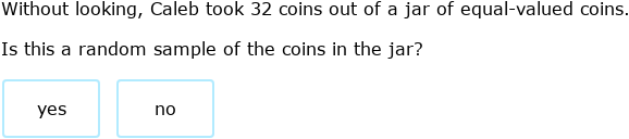 IXL | Identify representative and random samples | 7th grade math