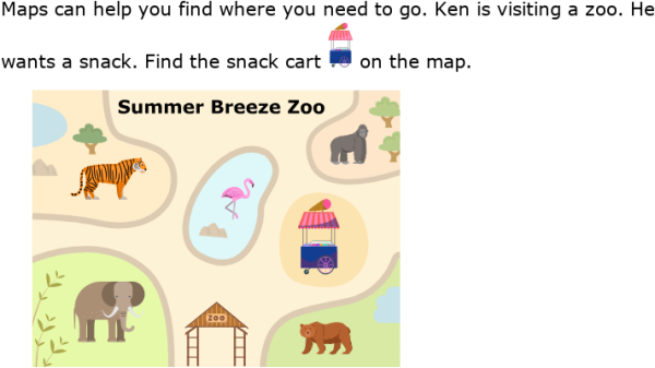 IXL | Introduction to maps | 1st grade social studies