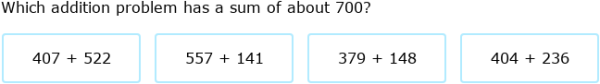 IXL | Estimate sums: round to hundreds | 2nd grade math