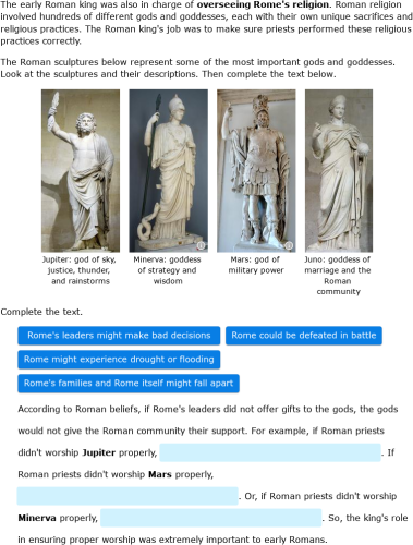 IXL | Early Roman society and politics | 8th grade social studies
