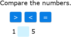 IXL | Compare numbers up to 20 using symbols | Kindergarten math