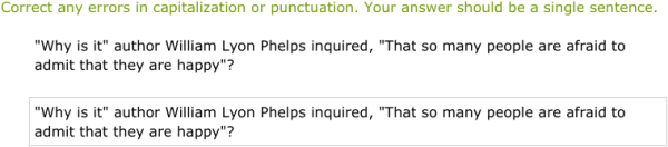 IXL | Formatting quotations and dialogue | 8th grade language arts