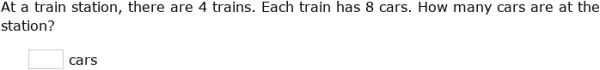 IXL | Use strip models to solve multiplication word problems | 3rd ...