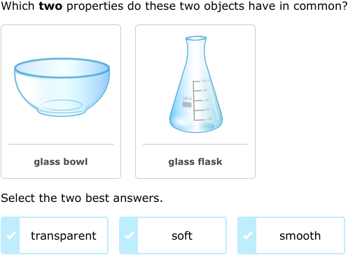 IXL | Compare properties of objects | 3rd grade science