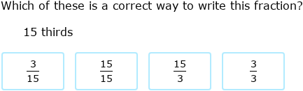 IXL | Write fractions using numbers and words | 3rd grade math