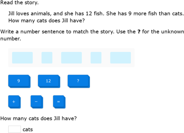 IXL | Write number sentences for comparison word problems - up to 20 ...