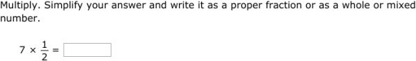 IXL | Multiply fractions and whole numbers | 7th grade math