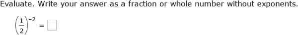 IXL | Evaluate powers with negative exponents | 7th grade math