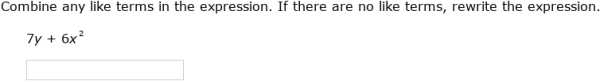IXL - Simplify variable expressions involving like terms and the ...