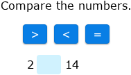 IXL | Compare numbers up to 120 using symbols | 2nd grade math