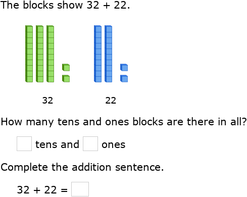 IXL | Use models to add two-digit numbers - without regrouping | 1st ...