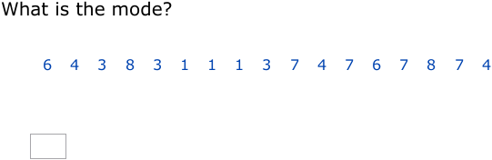 IXL | Find the mode | 1st grade math