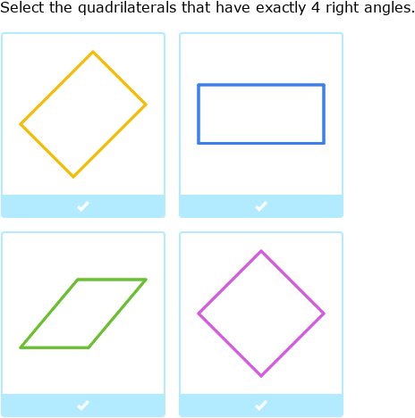 IXL | Attributes of quadrilaterals | 3rd grade math