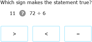 IXL | Inequalities with division | 4th grade math