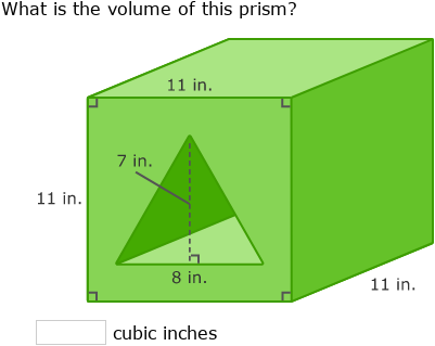 IXL | Volume of prisms: advanced | 7th grade math