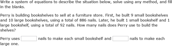 IXL | Solve a system of equations using any method: word problems | 8th ...