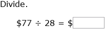 IXL | Divide money amounts: decimal quotients | 4th grade math