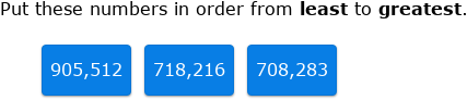 IXL | Put numbers in order | 5th grade math