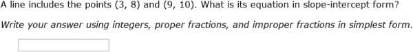 IXL | Write a linear equation from two points | 7th grade math