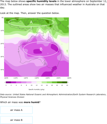 IXL | Identify and compare air masses | 8th grade science