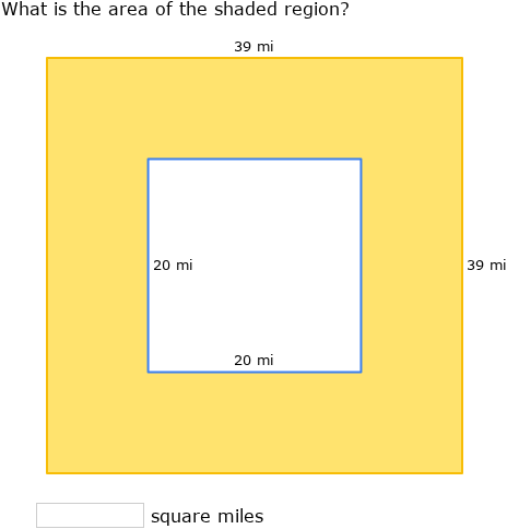 IXL | Area between two rectangles | 5th grade math