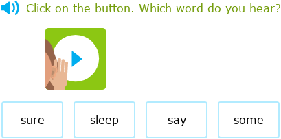 IXL | Read sight words: done, enough, first, great, sure | 2nd grade ...