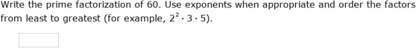 IXL | Prime factorization with exponents | 6th grade math