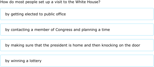 IXL | The White House | 4th grade social studies