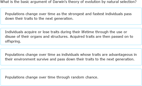 IXL - Source analysis: Darwin’s theory of evolution by natural ...