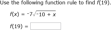 Ixl Evaluate A Function Algebra 1 Practice