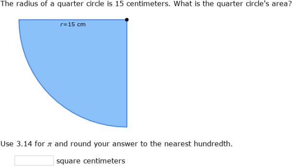 IXL | Area of semicircles and quarter circles | 6th grade math