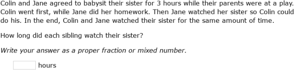 IXL | Understand mixed numbers as division: word problems | 5th grade math