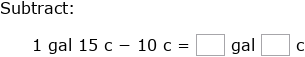 IXL | Add and subtract mixed measures with customary units | 4th grade math