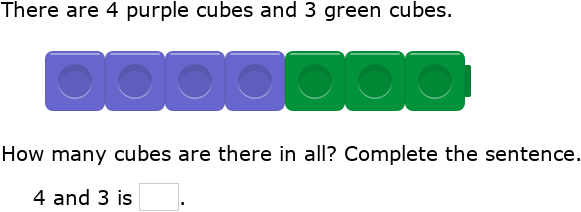 IXL | Put together numbers using cubes - sums of 6 to 8 | Kindergarten math