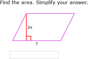 IXL - Multiply polynomials to find area (Algebra 2 practice)
