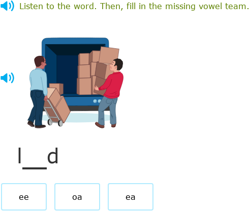 IXL | Long vowel digraph words and sentences | 3rd grade language arts