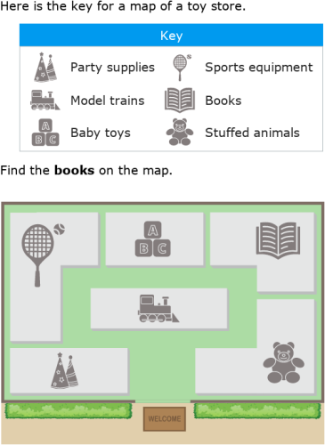 IXL | Use a map key | 1st grade social studies