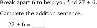 IXL | Break apart a one-digit number to add | 1st grade math