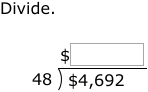 IXL | Divide money amounts | 6th grade math