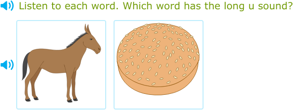 IXL | Find the long u word | Kindergarten language arts