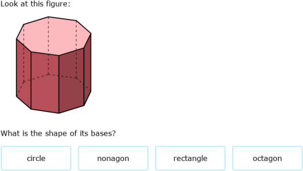 IXL | Bases of three-dimensional figures | 8th grade math