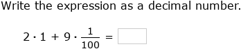 IXL | Convert decimals between standard and expanded form | 6th grade math