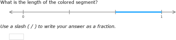 IXL | Unit fractions of number lines | 3rd grade math