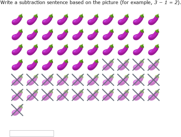 Subtraction Sentence