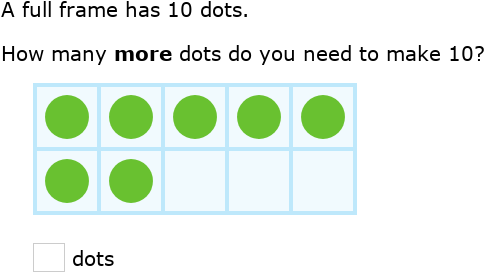 IXL | Count to fill a ten frame: write the number | 1st grade math