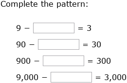 IXL | Subtraction patterns over increasing place values | 3rd grade math