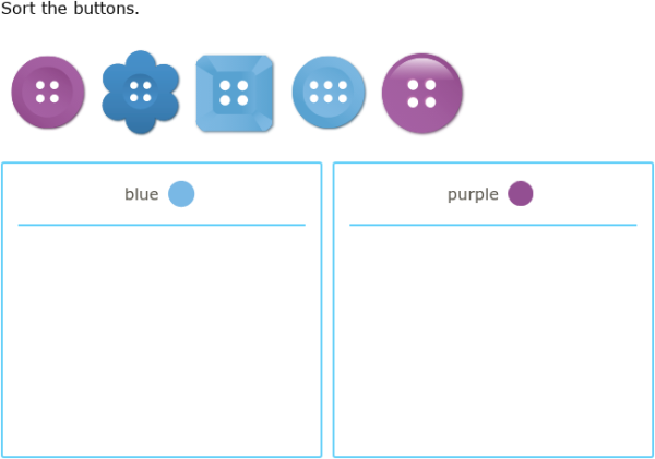 IXL | Classify and sort by shape or color | 2nd grade math