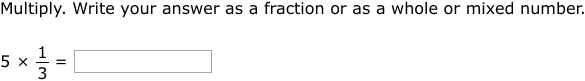 IXL | Multiply fractions by whole numbers II | 6th grade math