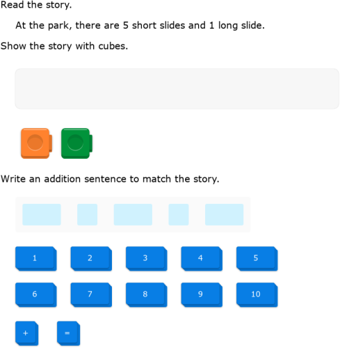 IXL | Model and write addition sentences for "put together" word ...